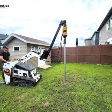Ottawa Deck Post Foundation Installation – MyDeck.ca